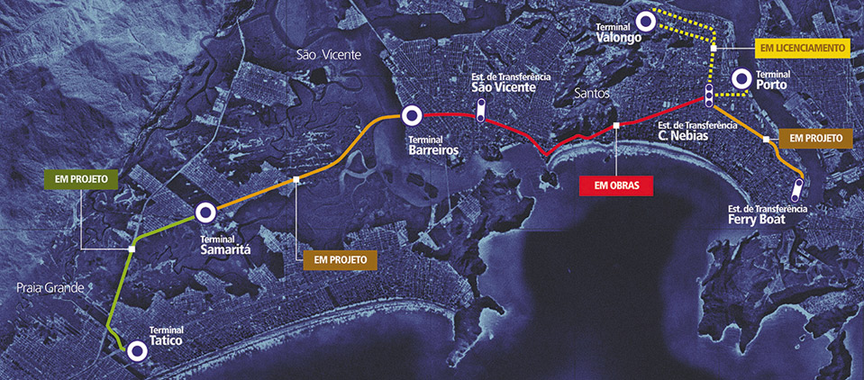 EMTU | Obras em Execução - VLT